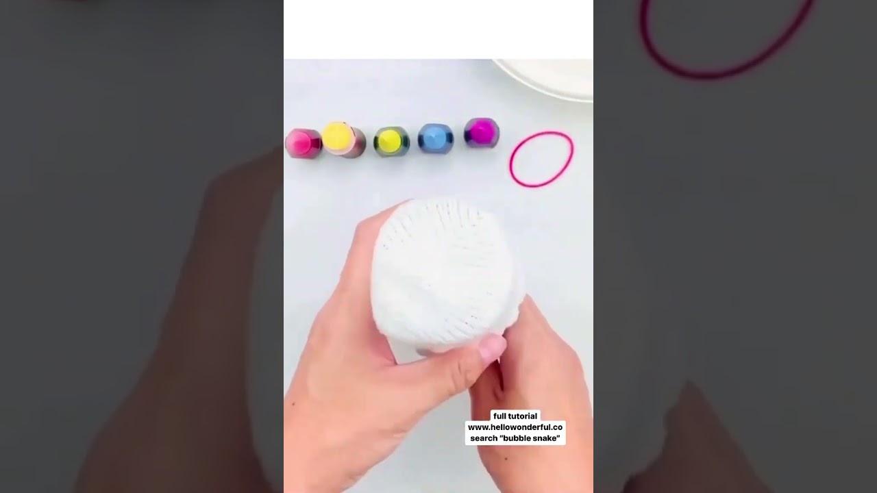 Rainbow Bubble Snakes