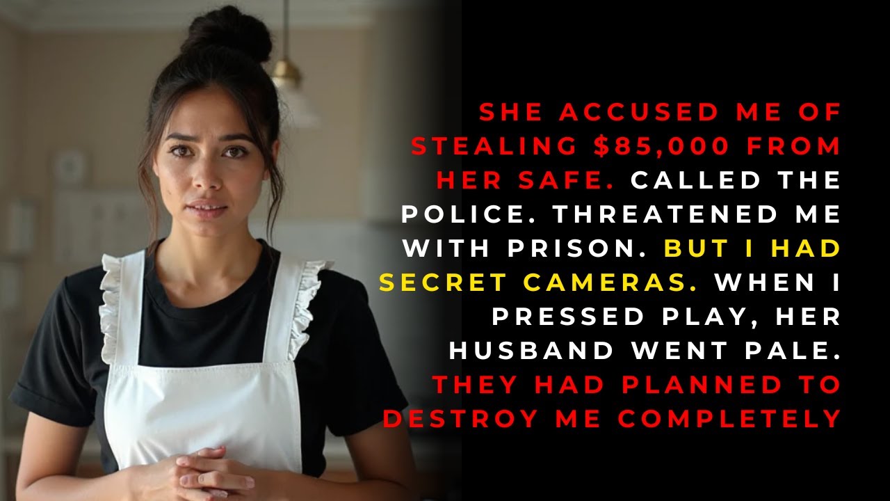 My boss accused me of stealing $85,000, so I showed her the security footage...her husband went pale