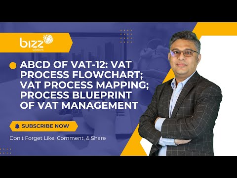 ABCD of VAT-12: VAT Process Flowchart/VAT Process Mapping| Process Blueprint of VAT Management basic