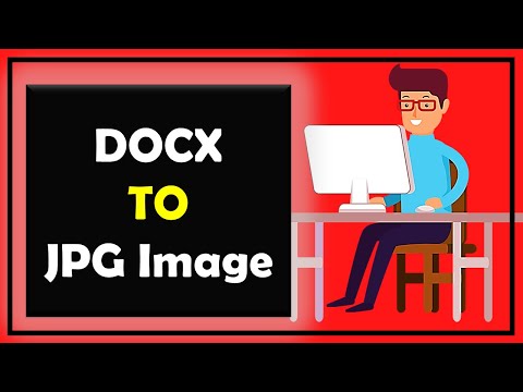 How to Convert DOCx to JPG