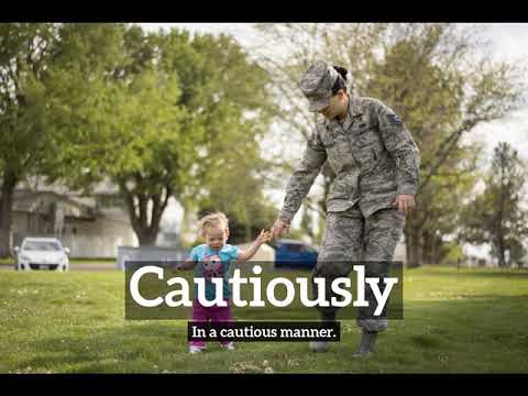 What is Cautiously? | How to Say Cautiously in English? | How Does Cautiously Look?