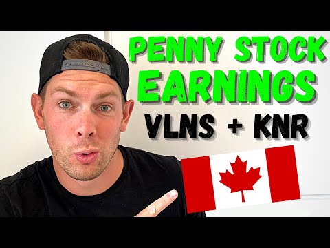 Penny Stock Earnings | Canadian Stock Market News | Best Upcoming Penny Stocks | VLNS | KNR