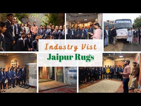 Industry Visit at JAIPUR RUGS Mansarovar with Management & IT Students.
