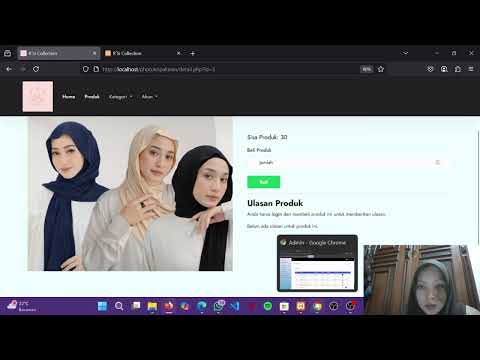 Final Project Pemprograman Web Tentang Website Penjualan Pakaian