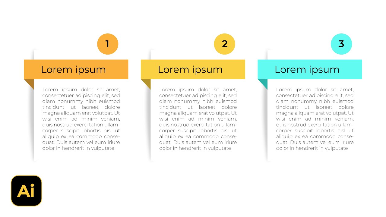 Make a Minimalist Infographic Design | Adobe Illustrator Tutorials
