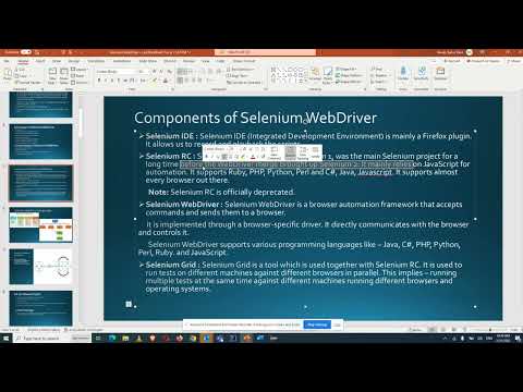 🔥Different Components of Selenium WebDriver 🔥