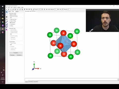 The perovskite crystal structure