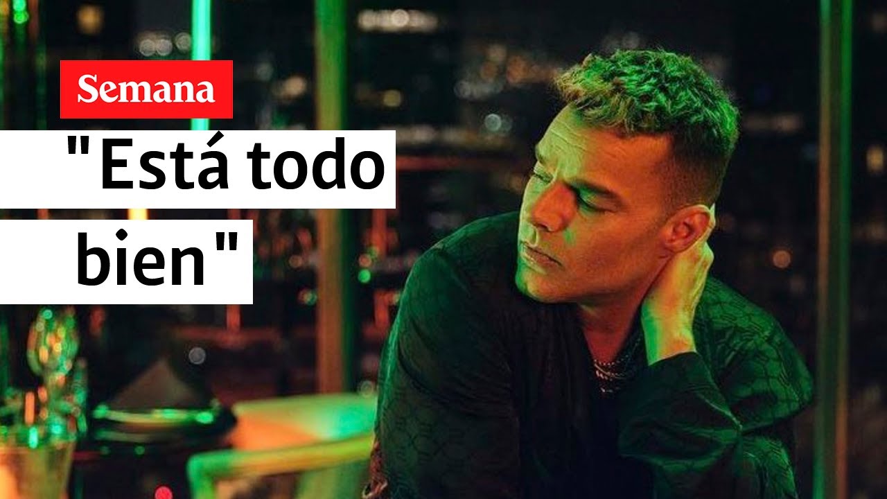 ¿Qué le pasó en la cara a Ricky Martin? El artista aclaró todo | Videos Semana