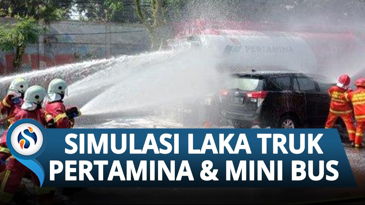Simulasi Penanganan Laka Truk Tangki Pertamina dan Mini Bus di Malang ...