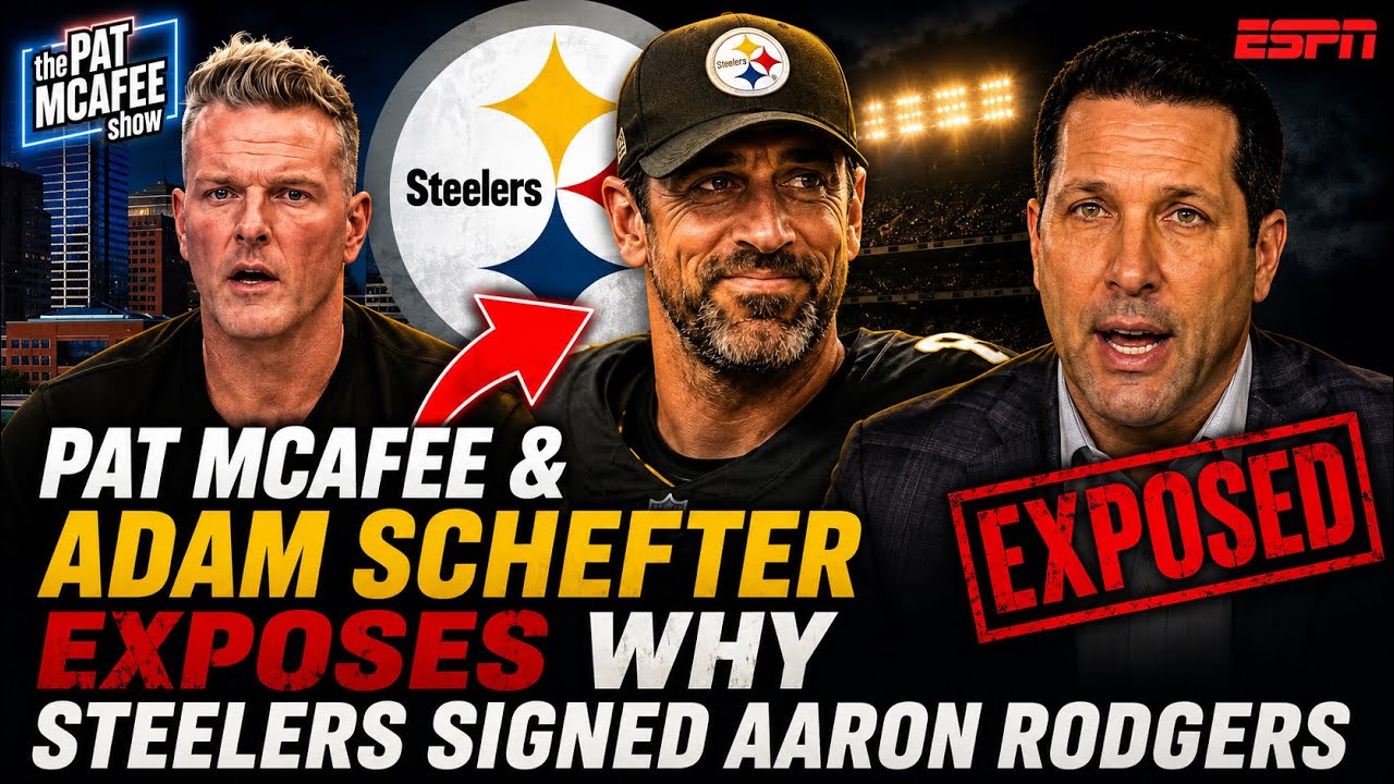 Aaron Rodgers To Steelers Gets CRAZY Explanation From Pat McAfee & Adam Shefter