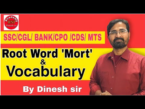 The Latin Root Word 'Mort' And 19 Words Derived From It