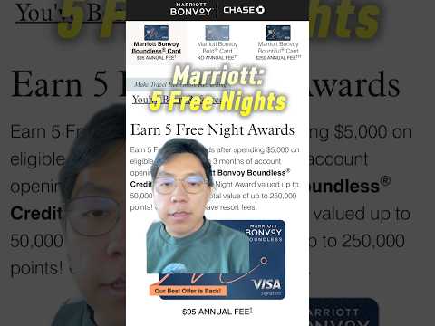 5 Free Nights at Marriott Hotels