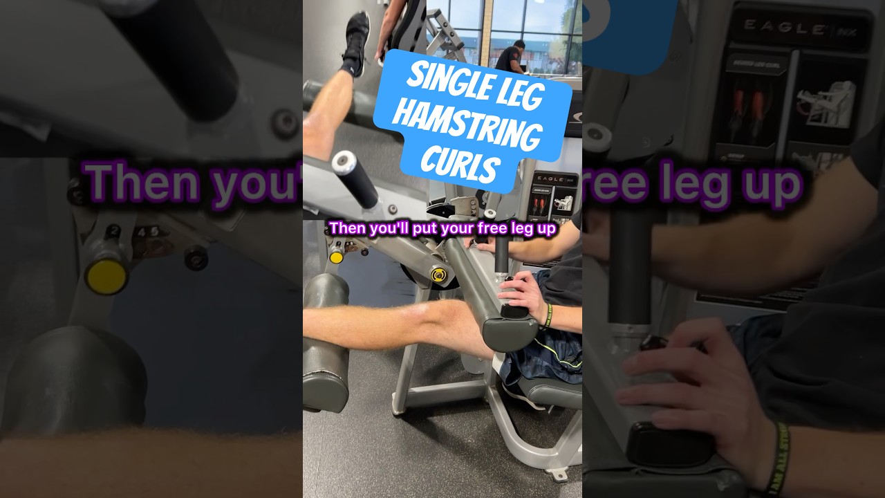 How to do Single Leg Hamstring Curls on a Hamstring Curl Machine