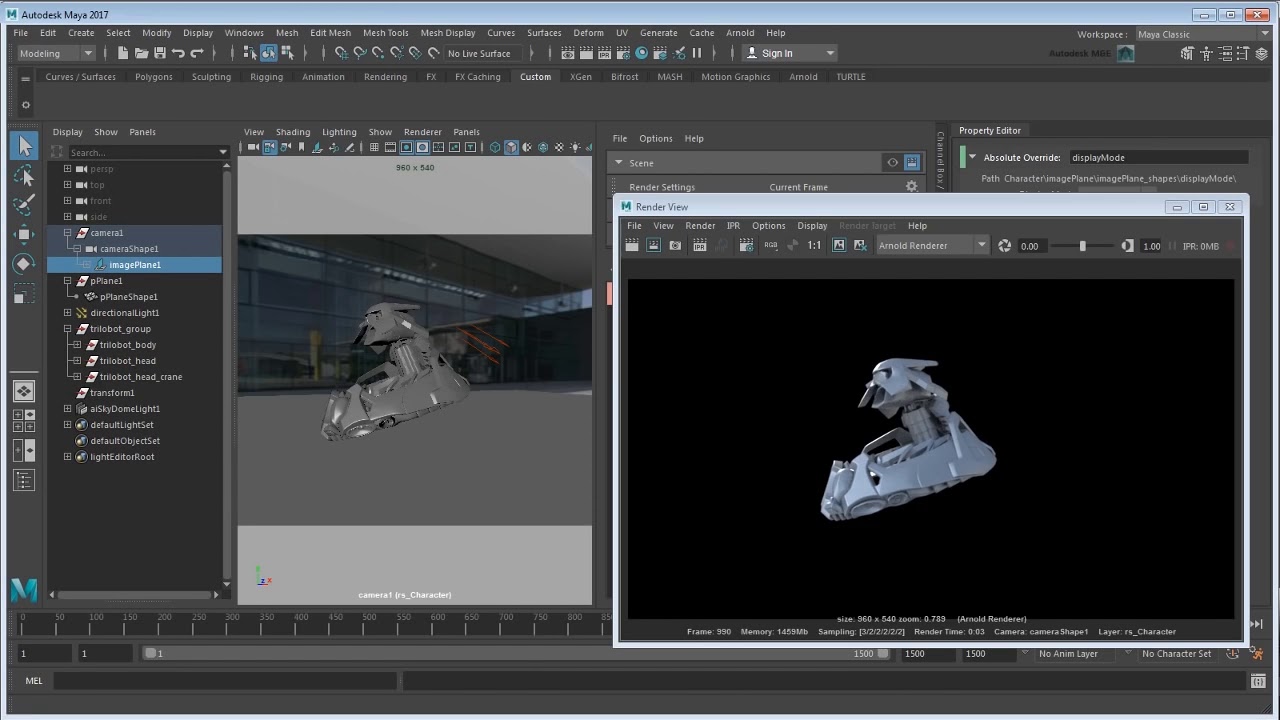How to setup Maya render