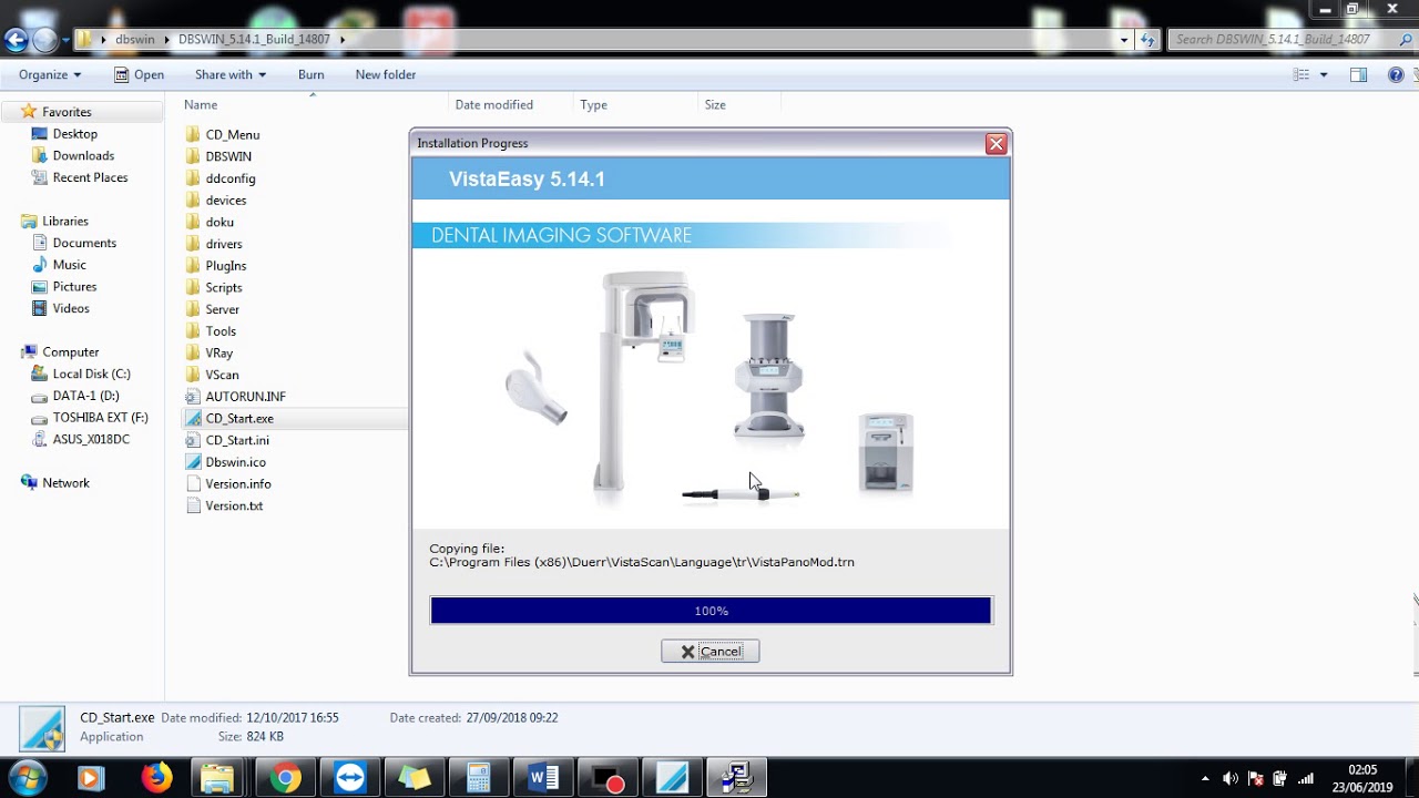 Installation local de DBSWIN