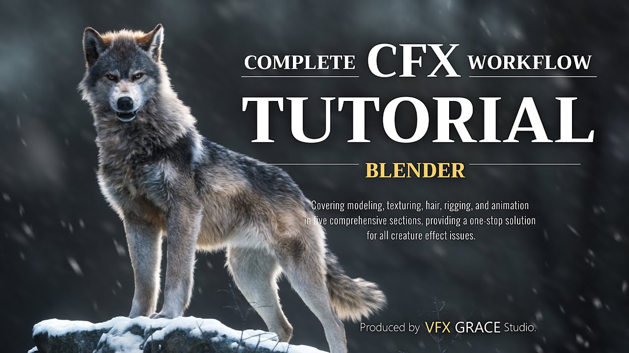 Blender Creature Effects The Complete Workflow - Tutorial Trailer (Part 2)