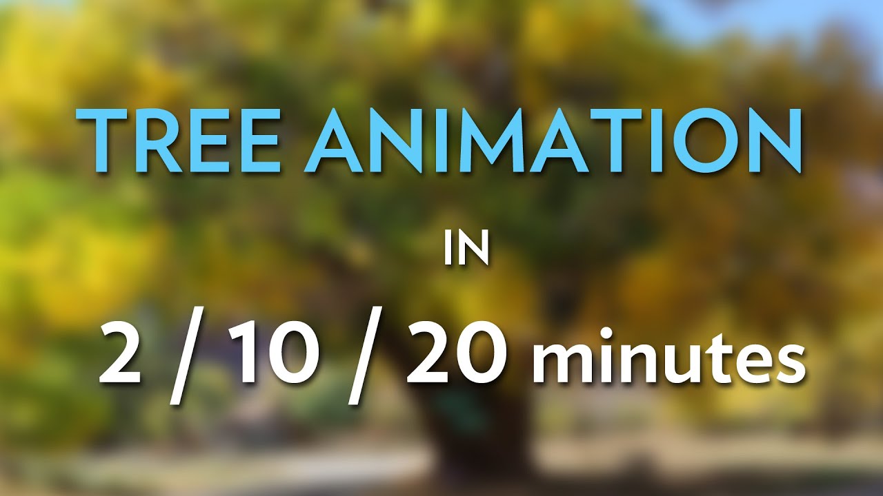 Animate a tree in 3ds Max: 3 Techniques