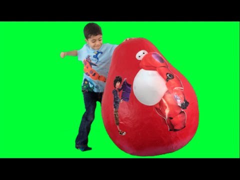 BIG HERO 6 SURPRISE EGGS | Toy Unboxing Videos | Baymax, Hiro, Supergiant | Princesses In Real Life