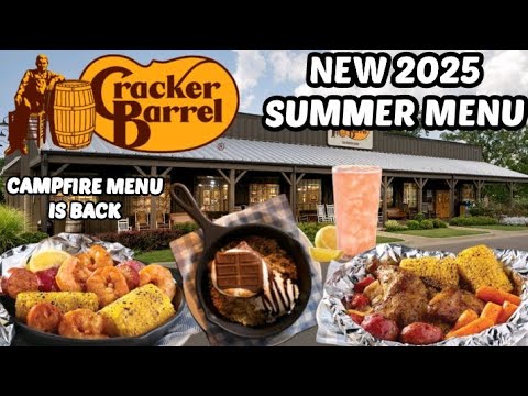 Cracker Barrel NEW 2025 Summer Menu Review (Campfire Menu Is Back)