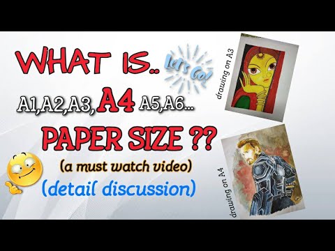 WHAT IS A4 A5 A6 PAPER SIZES // KNOW TRICKS TO MEASURE PAPER SIZES
