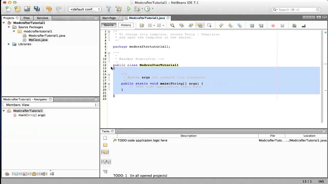 Java Programming Ep.1: Main Class