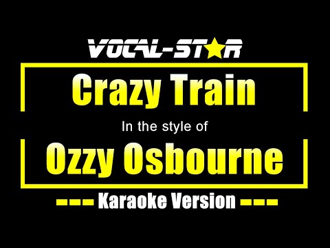 Crazy Train Karaoke | Ozzy Osbourne Karaoke Version