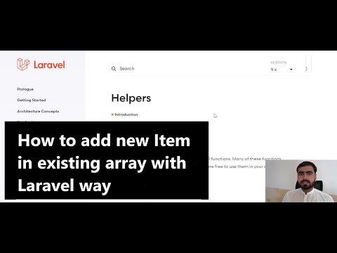 Laravel Array Add | How to Add Item into Existing Array in Laravel