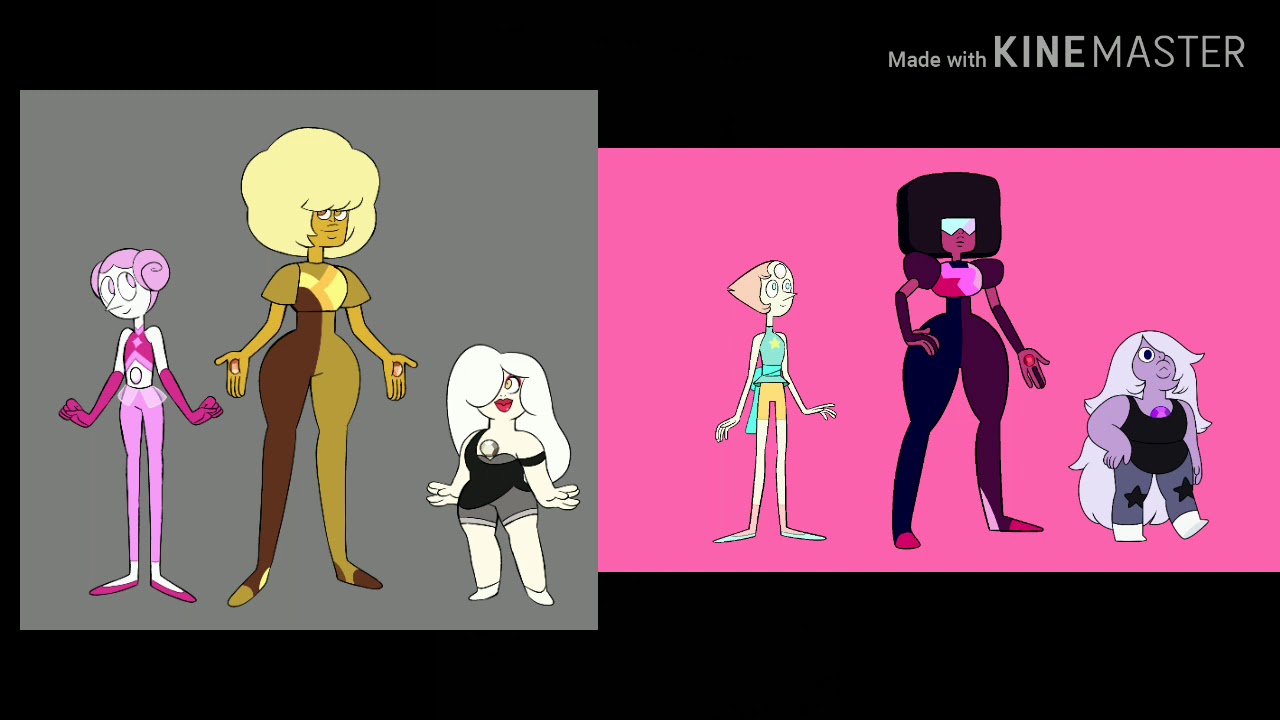 White Diamond AU Comparison