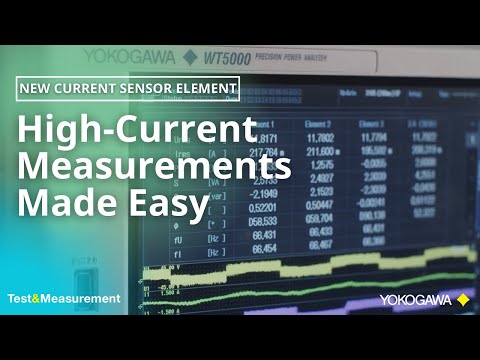 WT5000 Precision Power Analyzer Current Sensor Element | Yokogawa Test&Measurement