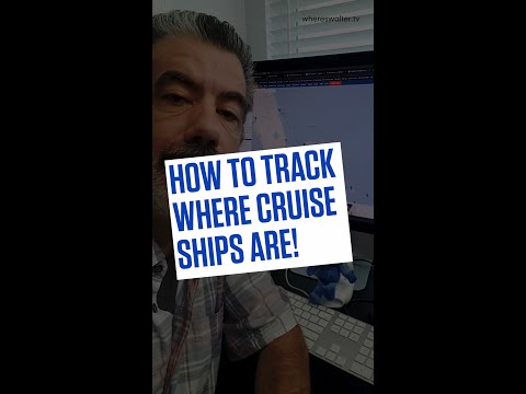 How To Track The Cruise Ships! #shorts