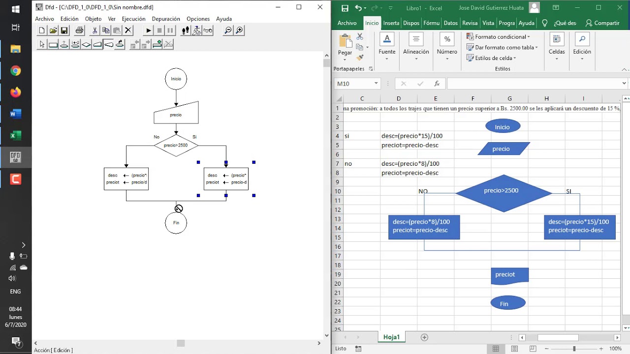 Estructura de desicion ejercicio pdf