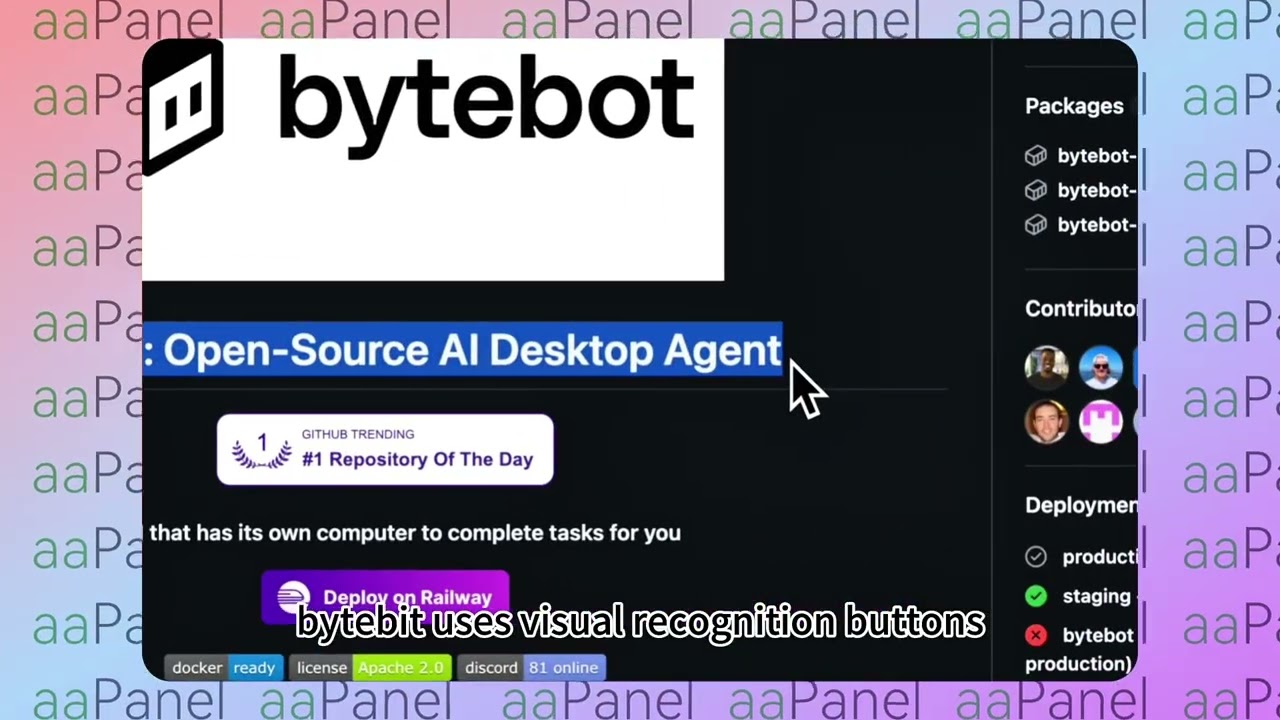 The Most Human-Like AI on GitHub 🤖✨ Bytebot Can Use a Computer by Itself!  