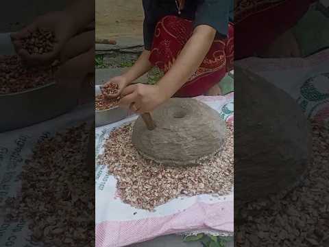 Traditional Quern-stone Is Going To Disappear 😭😭#shortsvideo #quern-stone