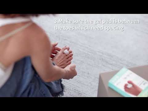 Welnove Toe Separator for Repairing Overlapping Toes, Toe Spacer for Bunions, Adjusting Toe Spacing.
