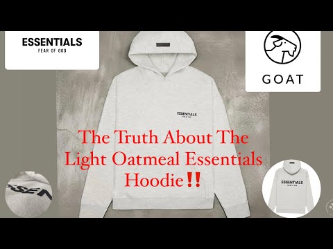 The Truth About The Light Oatmeal Essentials Hoodie‼️