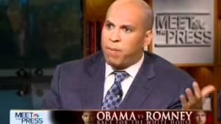 Obama Surrogate Cory Booker Calls Bain Attacks “Nauseating“