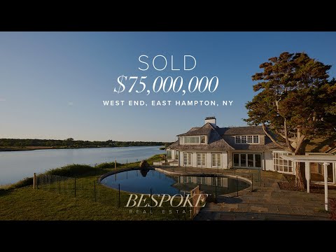 Spectacular $75,000,000 Hamptons Waterfront Compound