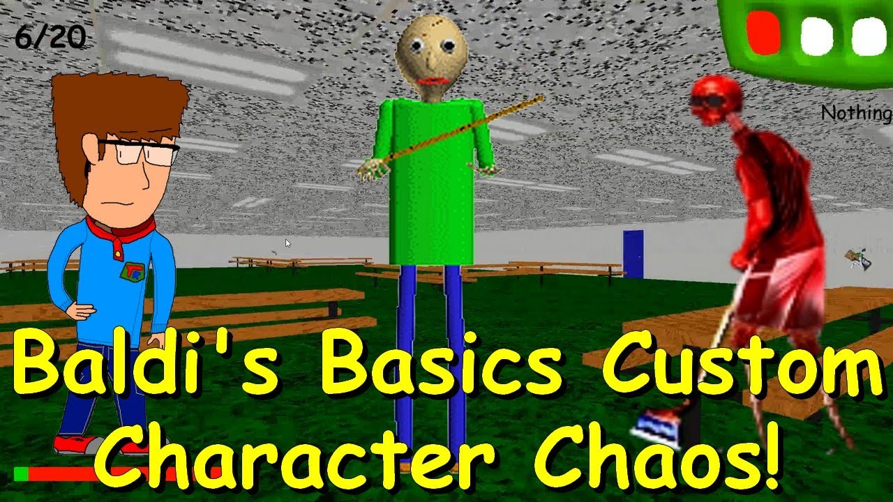 Baldi's Basics Custom Character Chaos! v0.1.1 - Baldi's basics 1.3.2 decompiled mod