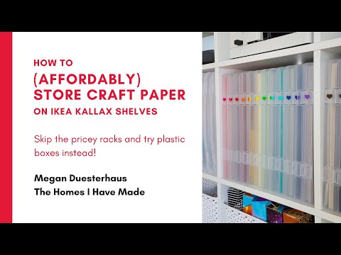 Full Craft Paper Storage IKEA