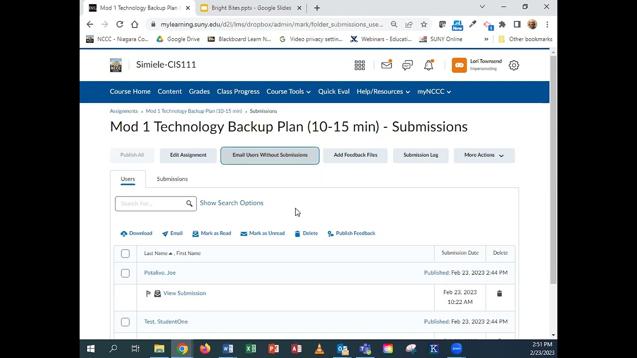 How to Use Quick Eval for Grading in Brightspace