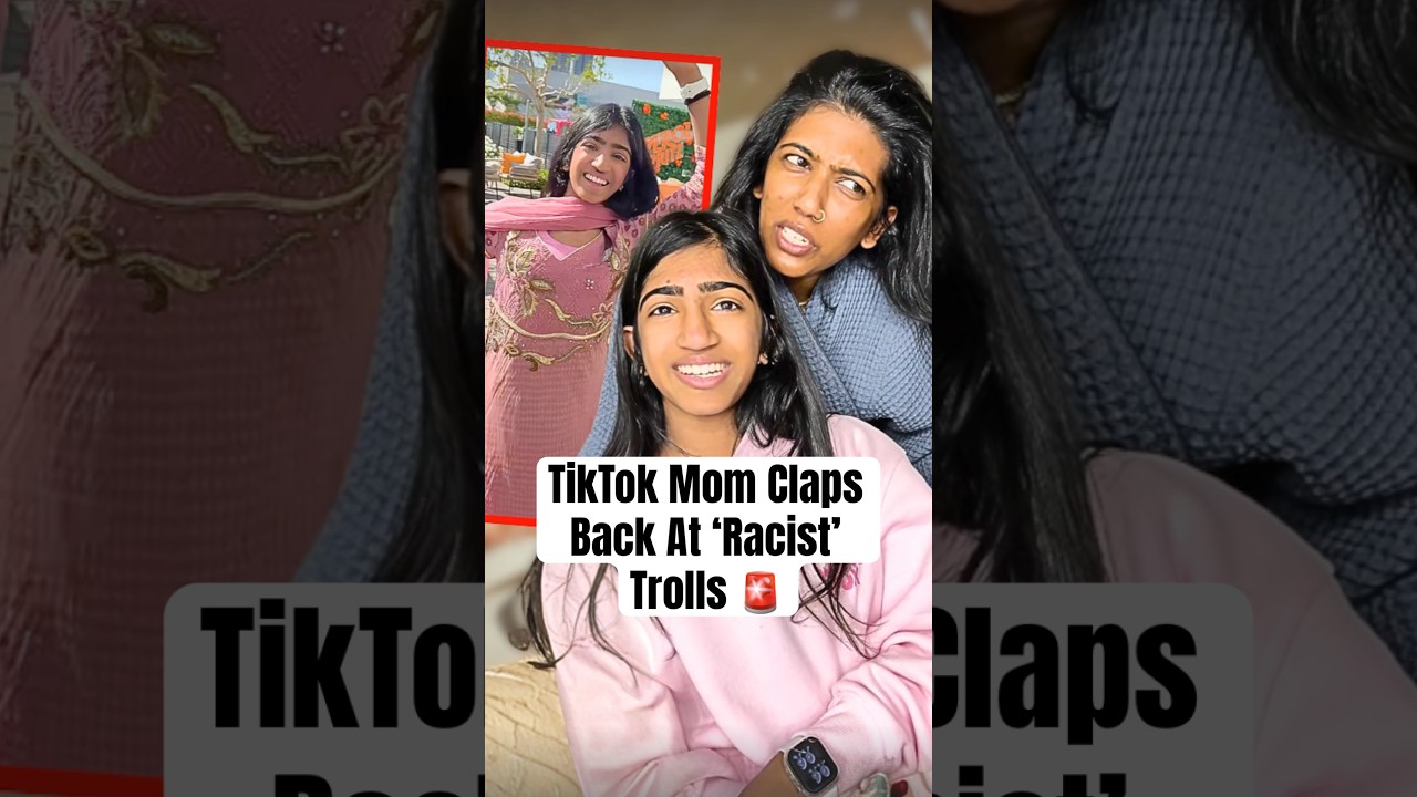 TikTok Mom Claps Back To 'Racist' Trolls #shorts #vidya #tiktokmom