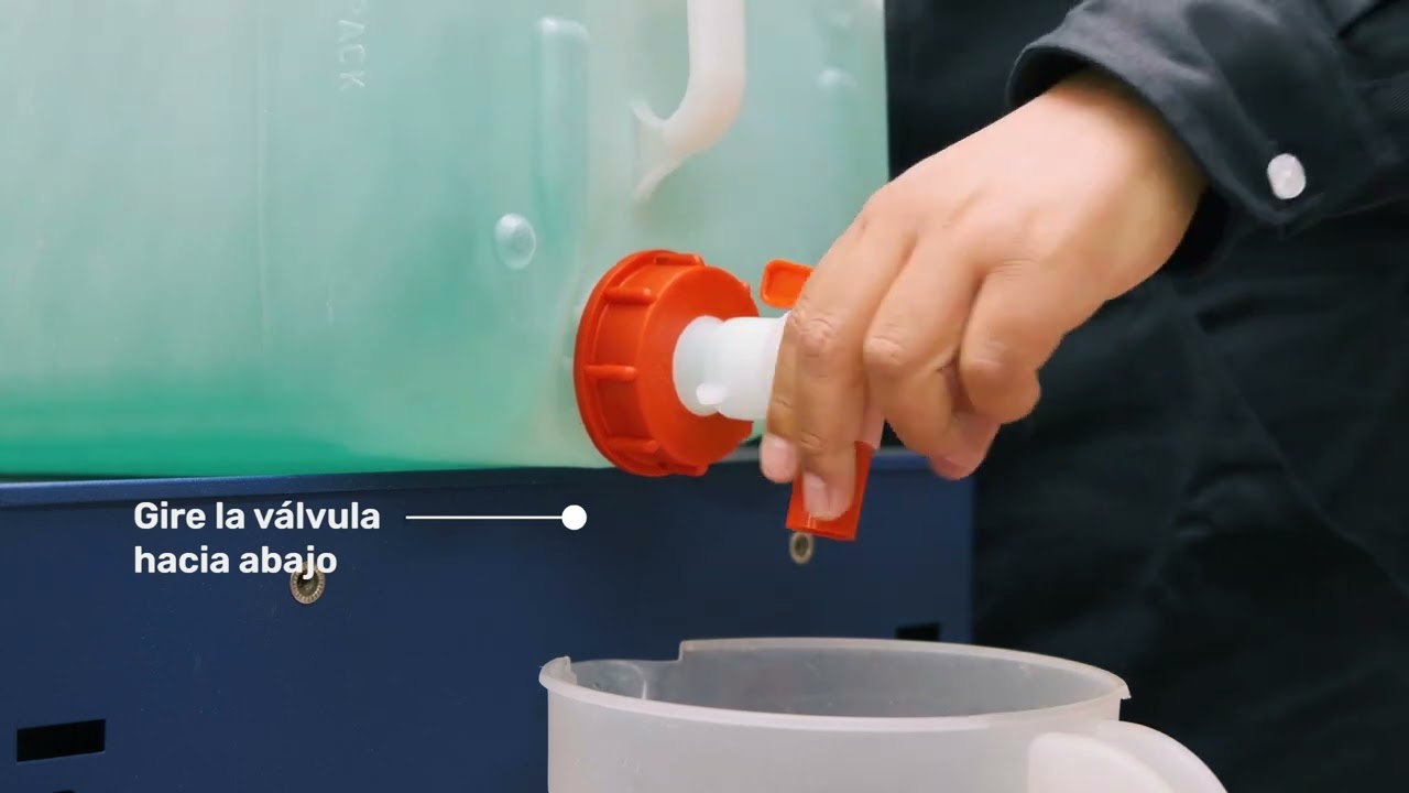 Uso de la válvula de media vuelta MV-8 Tricorp®
