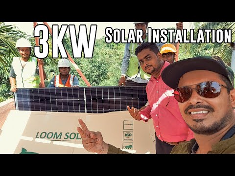 Off Grid Solar Installation - its so easy. 3KW loom solar shark 440