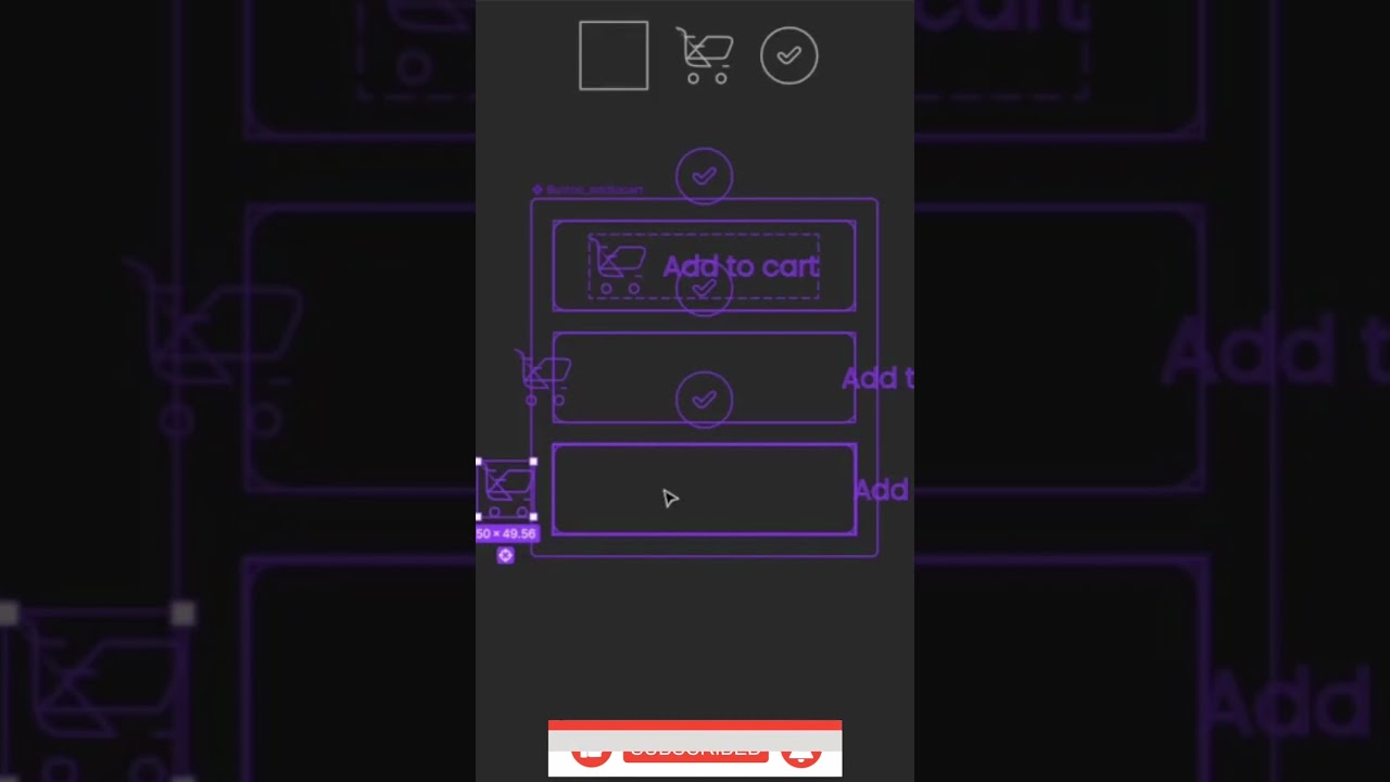 Animated button in Figma for online shops🤯
