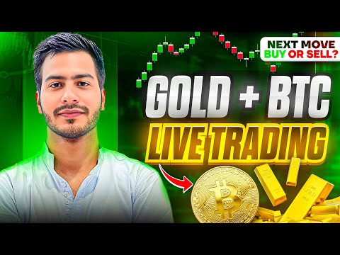 Live Crypto Trading | Bitcoin & Gold | 18 JUNE | #goldtrading #cryptotrading #bitcoin