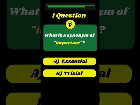 CAN YOU PASS THIS ENGLISH SYNONYM QUIZ? 🧠Test Your Grammar Skills NOW! #englishquiz #quiz #shorts