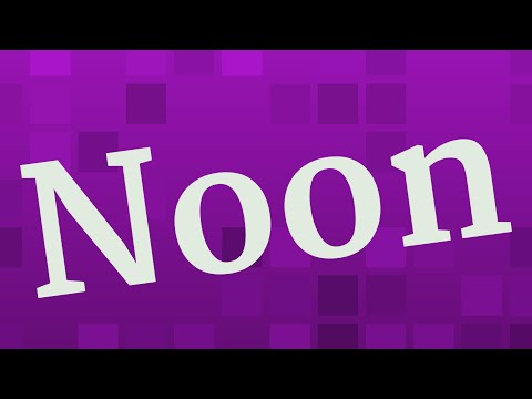 NOON pronunciation • How to pronounce NOON