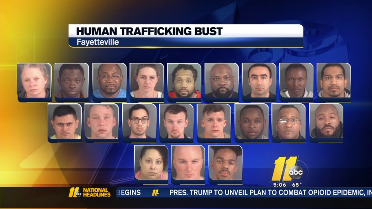 20 arrested in undercover prostitution bust in Fayetteville