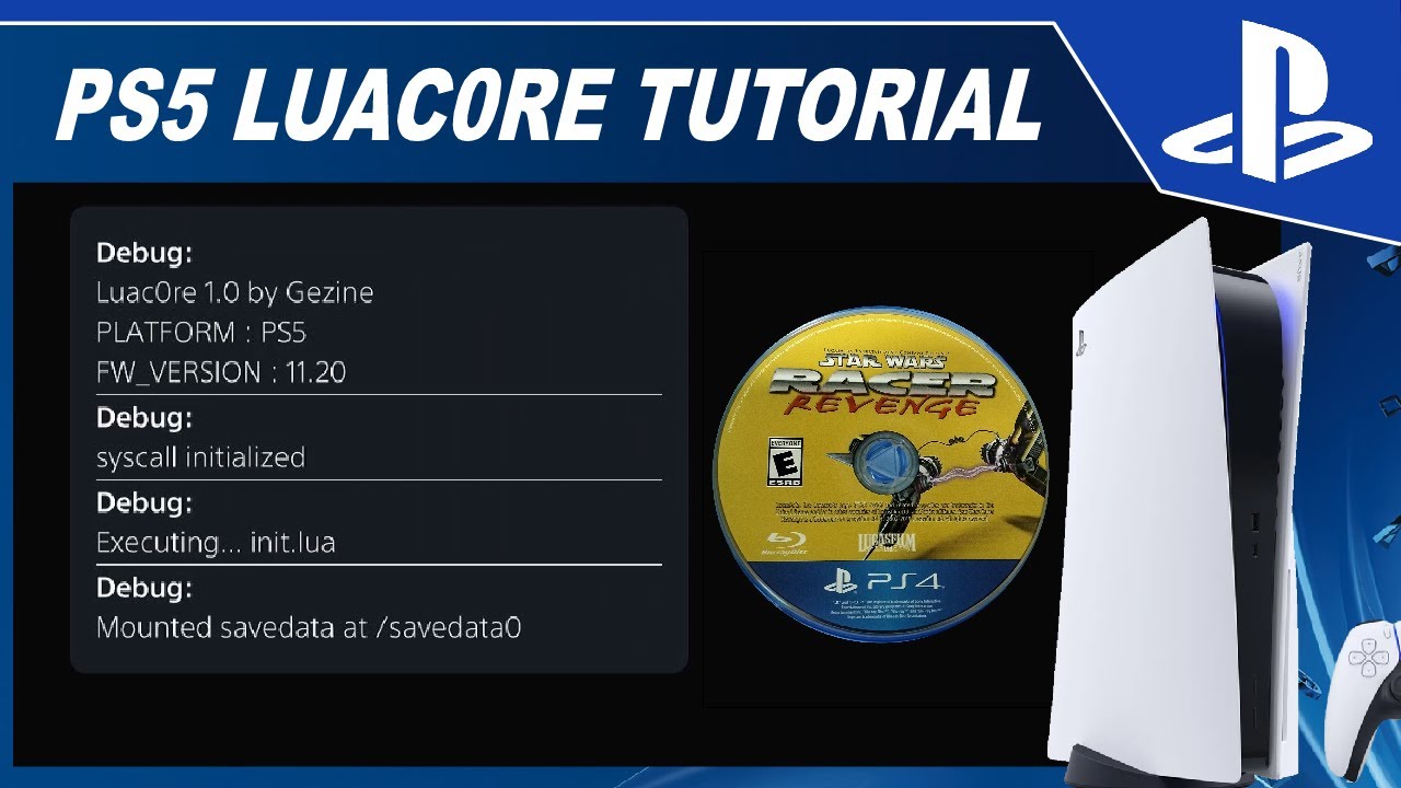 PS5 Luac0re Full Setup Tutorial (Restoring Backup)