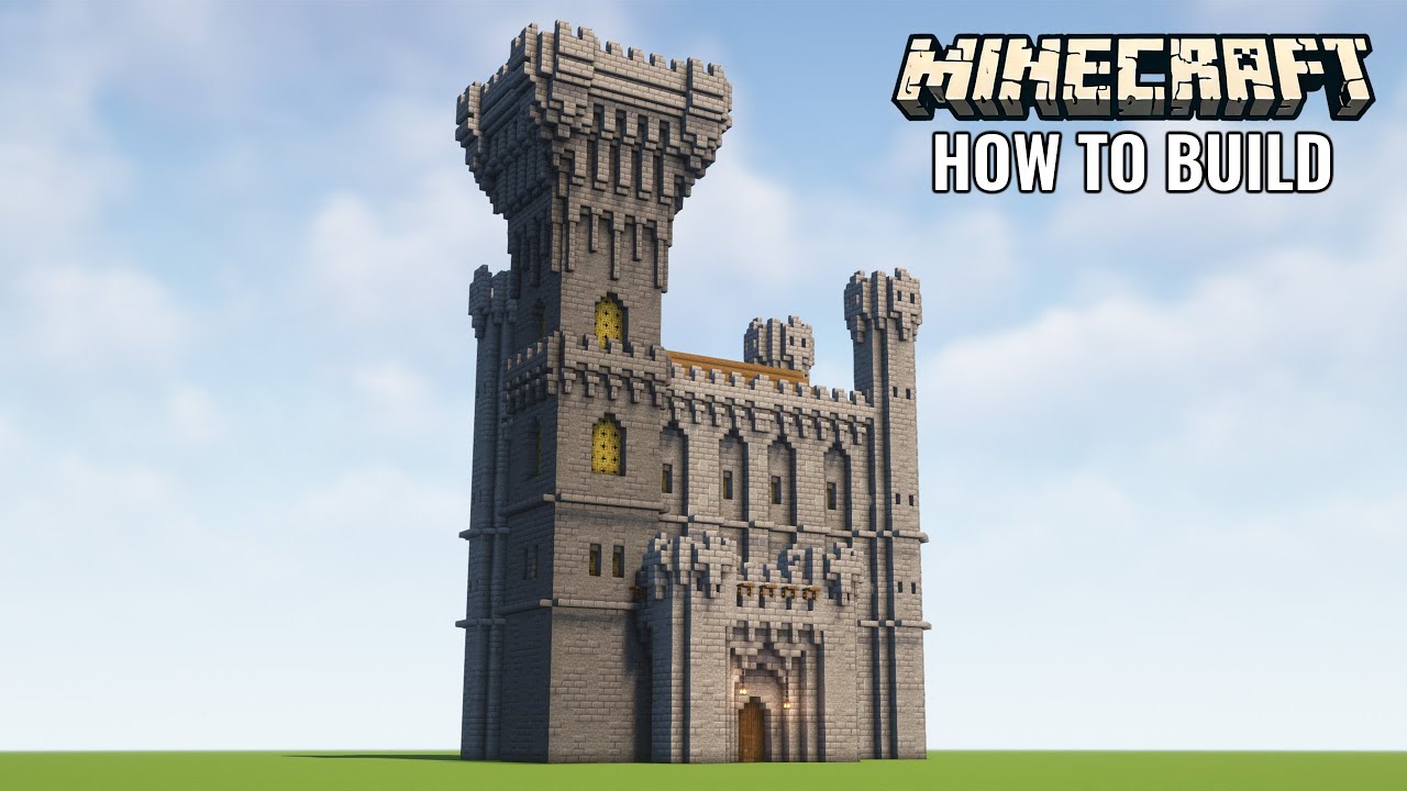 Minecraft How to Build Medieval Keep | Tutorial - Minecraft Builders